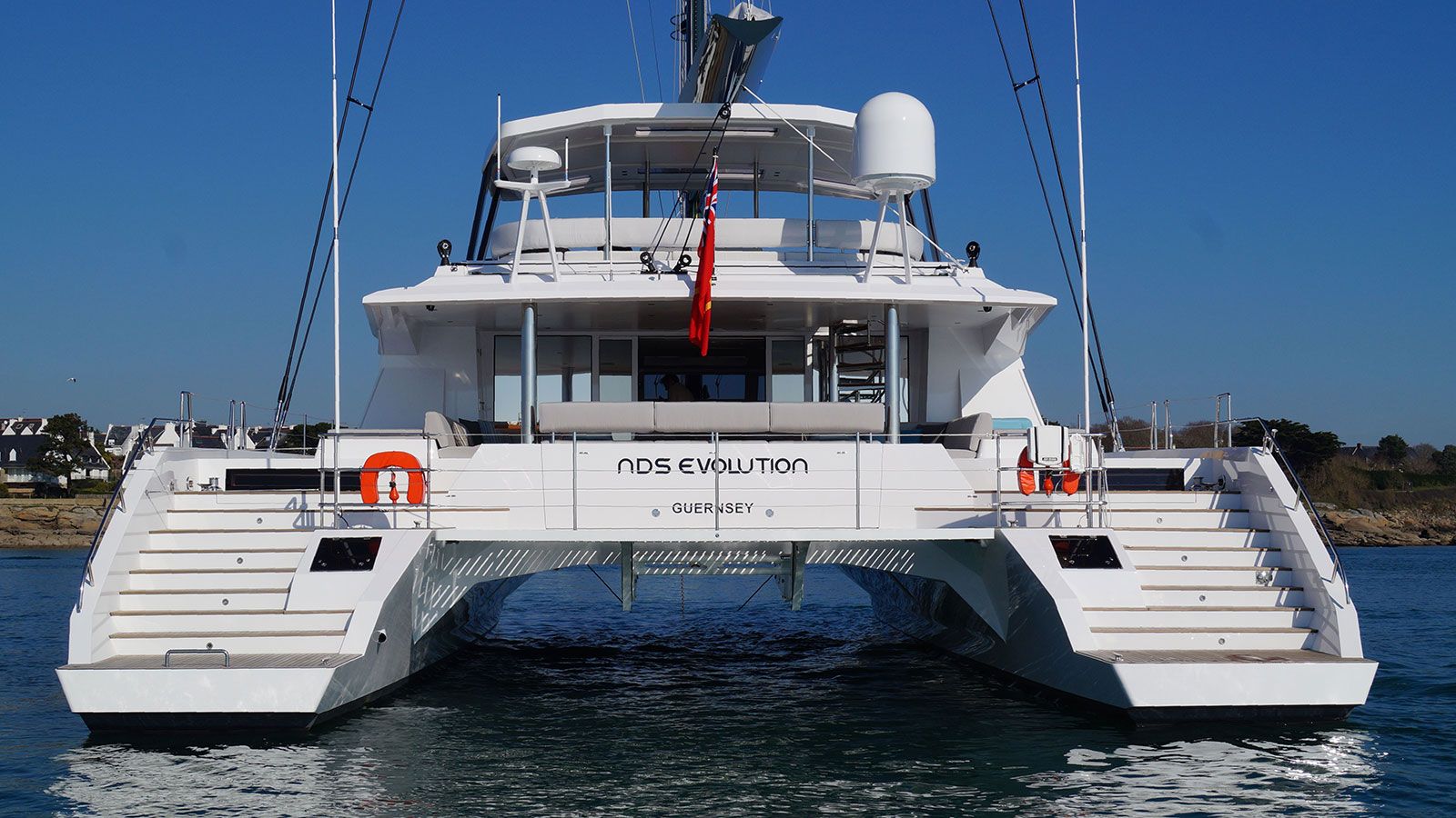 Second JFA Long Island 85 catamaran delivered and named NDS Evolution